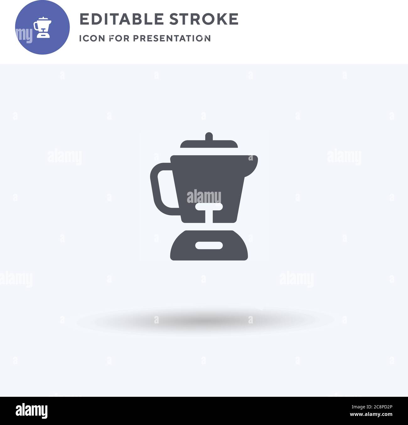 Blender icon vector, filled flat sign, solid pictogram isolated on ...