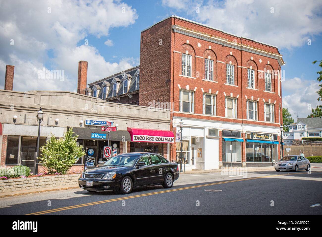 A nearly deserted city street in Gardner, Massachusetts Stock Photo - Alamy