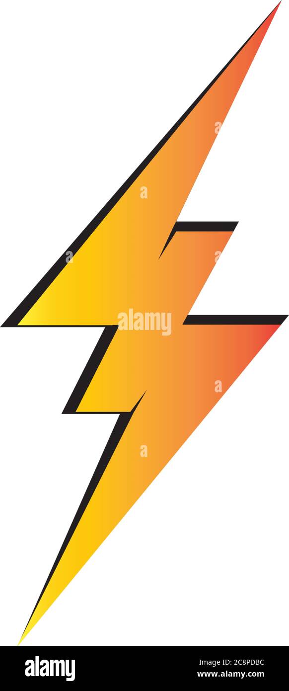 lightning logo icon and symbols Stock Vector Image & Art - Alamy