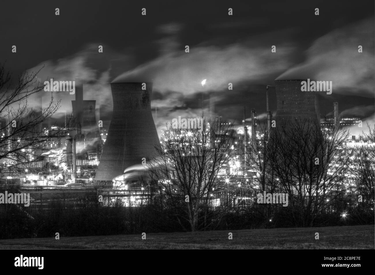 Grangemouth Petrochemical Complex Stock Photo - Alamy