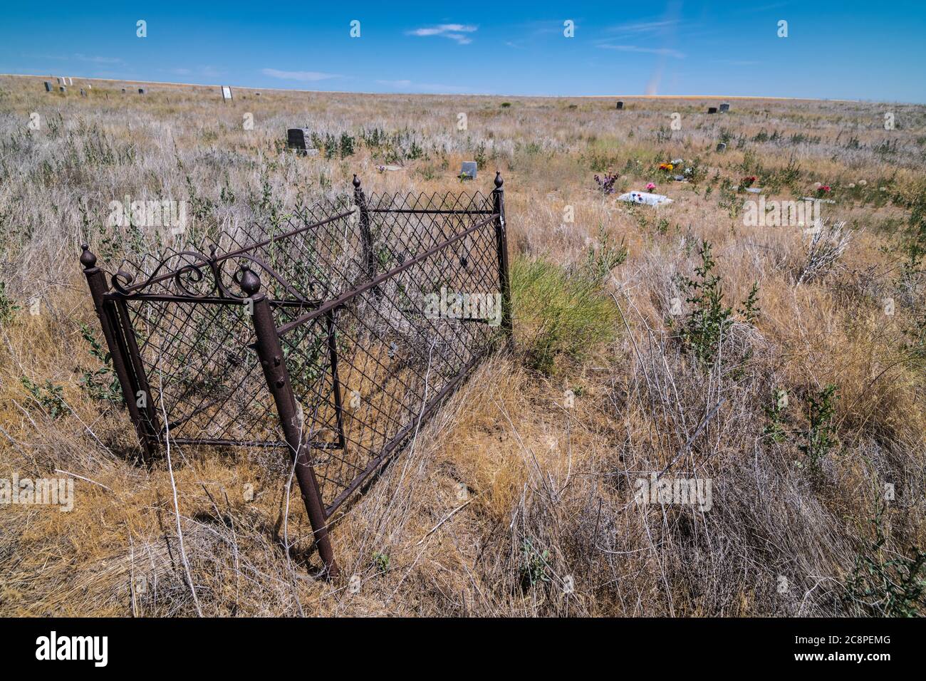 Old Country Cemetery in central Washington State Stock Photo - Alamy