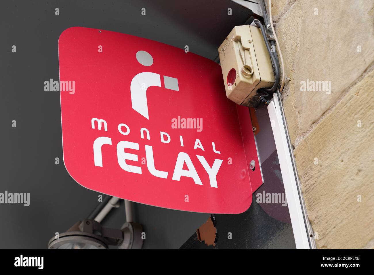 Bordeaux , Aquitaine / France - 07 22 2020 : relay logo sign and text ...