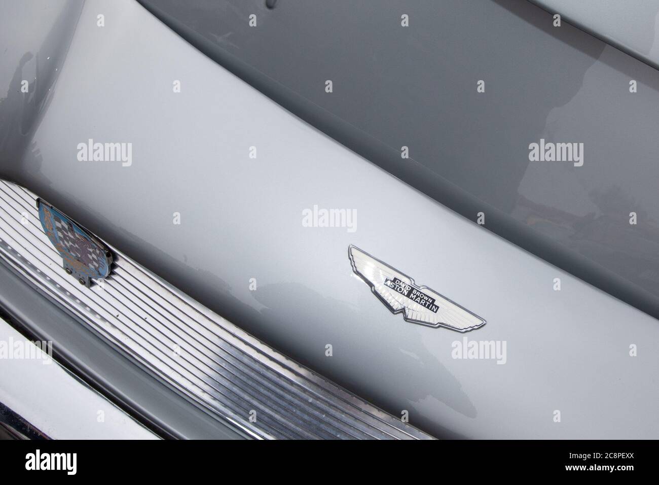 Bordeaux , Aquitaine / France - 06 14 2020 : Aston Martin vehicle badge ...