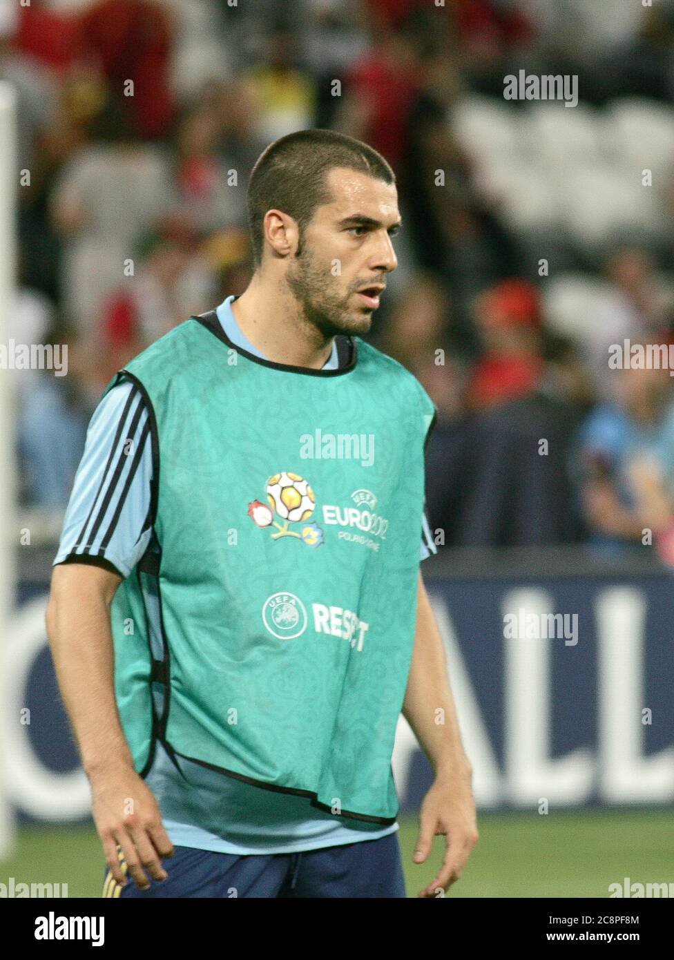 Álvaro Negredo During the Euro 2012, Portugal - Spain on June 27, 2012 ...