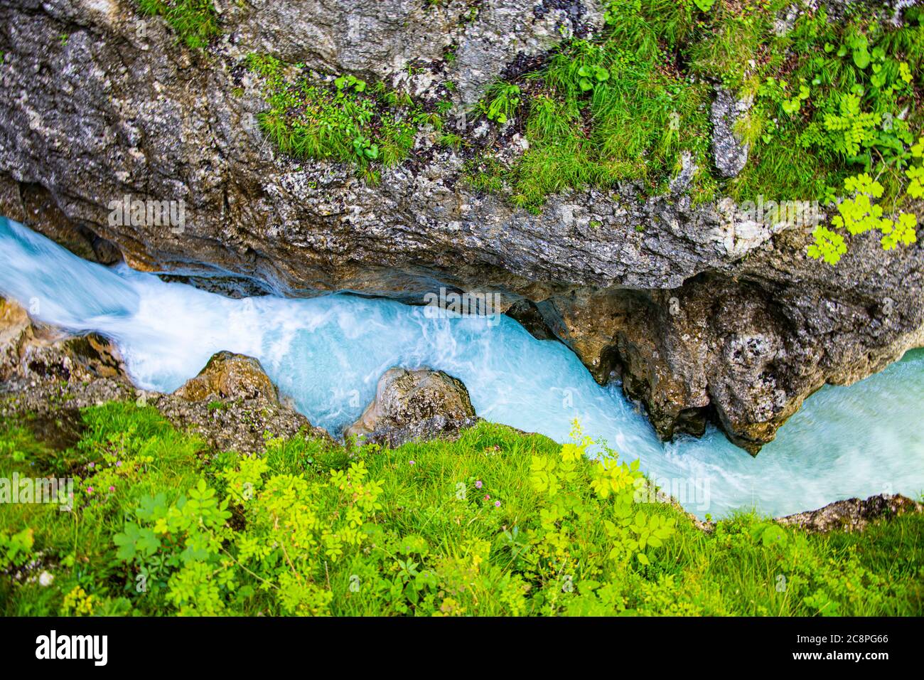 Clear mountain stream from above hi-res stock photography and images ...
