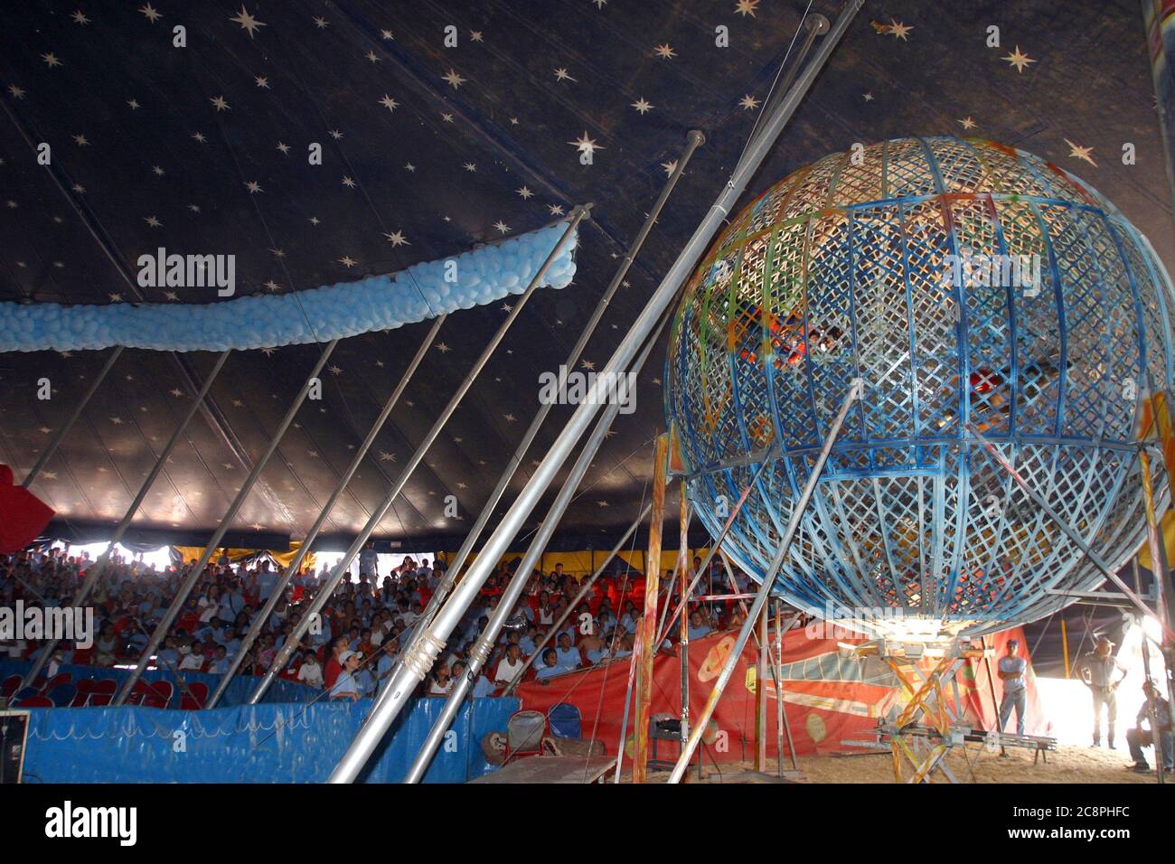 Globe of death circus hi-res stock photography and images - Alamy