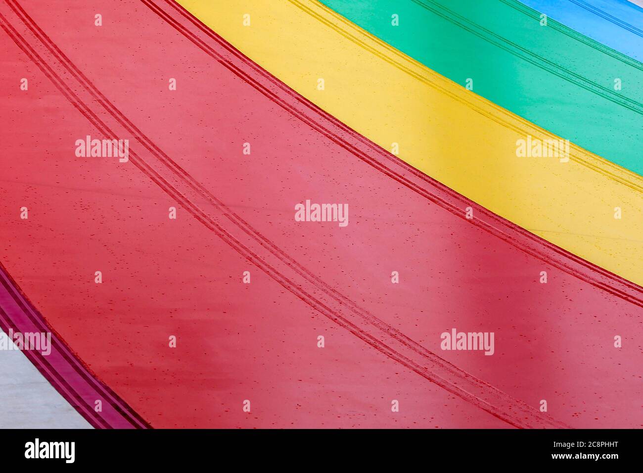 dirty and colorful circus tent pattern on a cloth texture Stock Photo ...