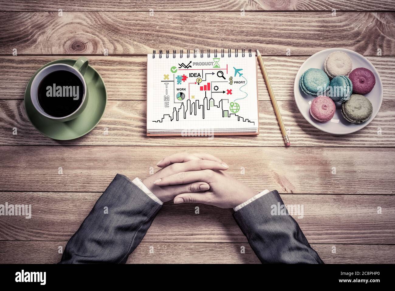 Some business ideas and notes Stock Photo - Alamy
