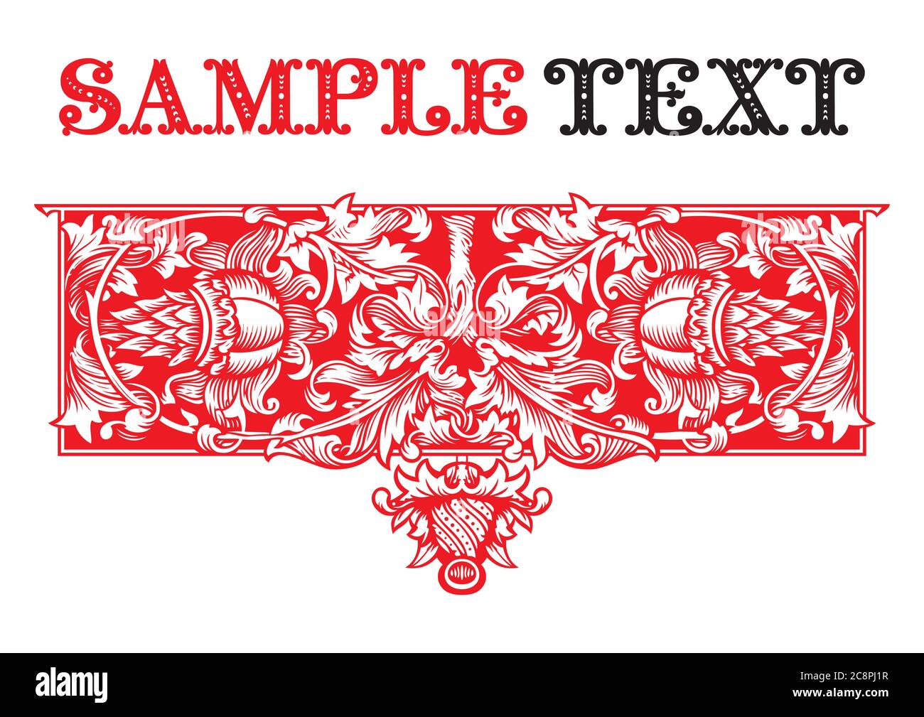 Frontispiece and title page Stock Vector Images - Alamy