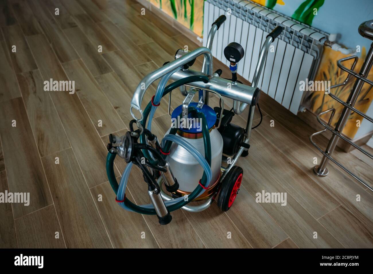 Automatic cow milking machine hi-res stock photography and images - Alamy