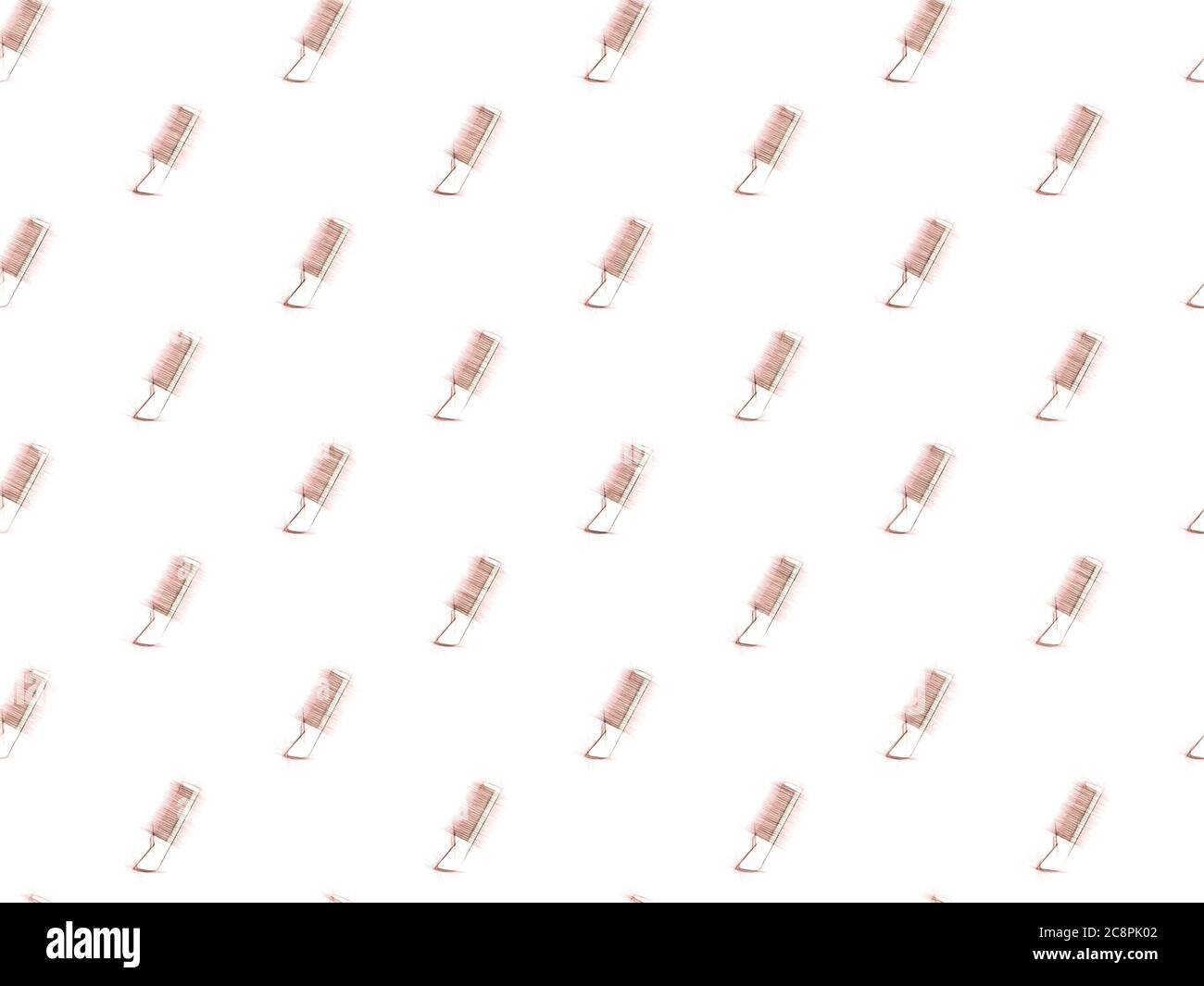 Comb pattern on white background Stock Photo - Alamy