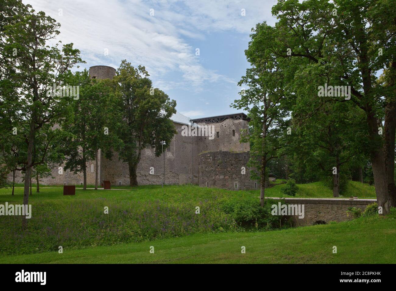Ruins of Cistercian Monastery in Padise. Estonia, Europe. The ruins are ...