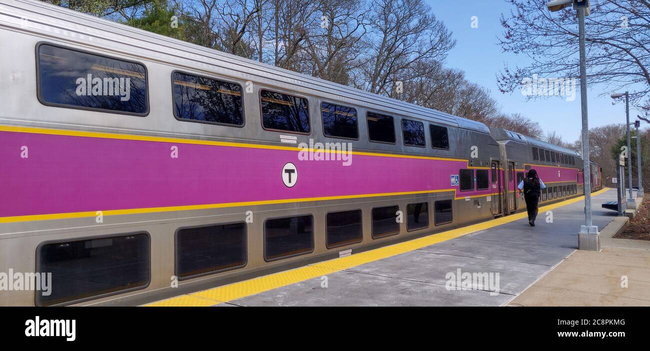 Massachusetts bay transportation authority mbta hi-res stock ...