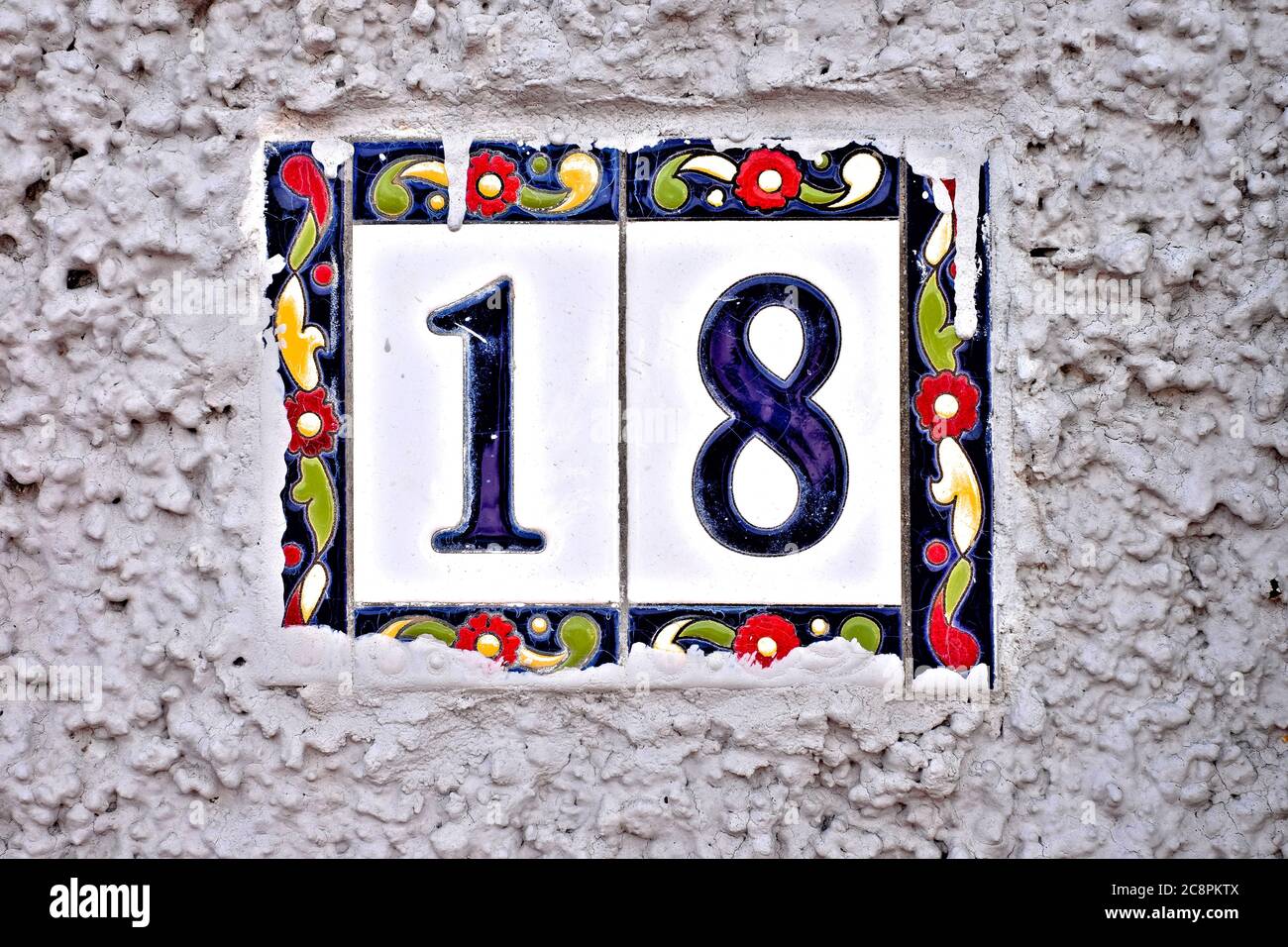 18 number plate hi-res stock photography and images - Alamy