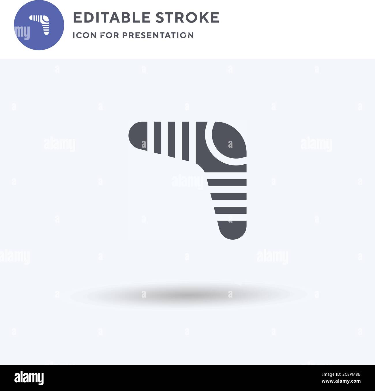 Boomerang icon vector, filled flat sign, solid pictogram isolated on ...