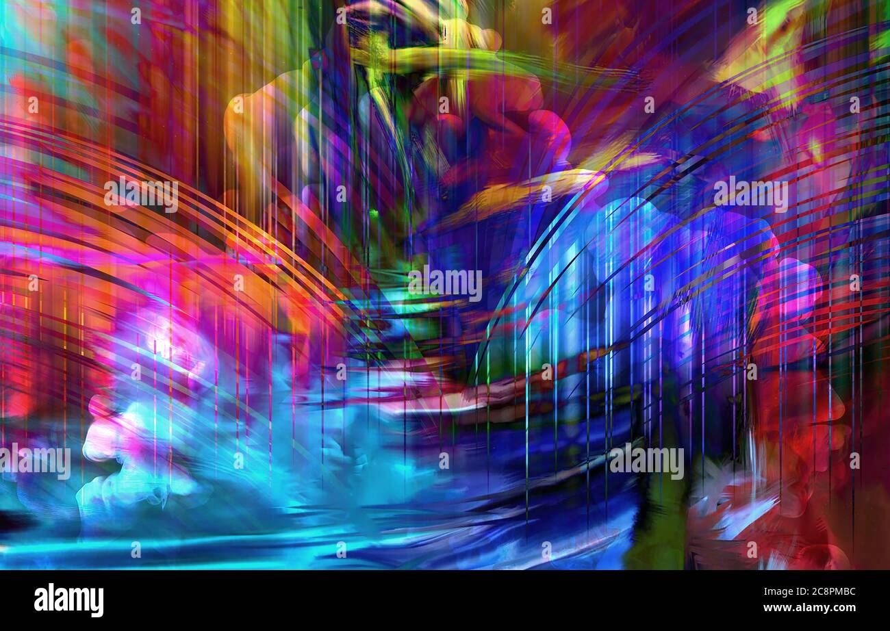 Abstract digital painting texture. plugin art.fractal texture,web ...