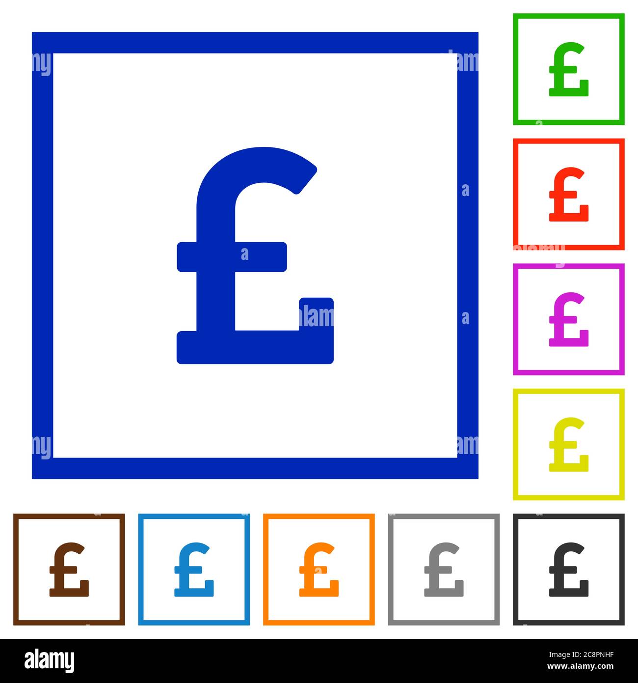 Orange pound sign Stock Vector Images - Alamy