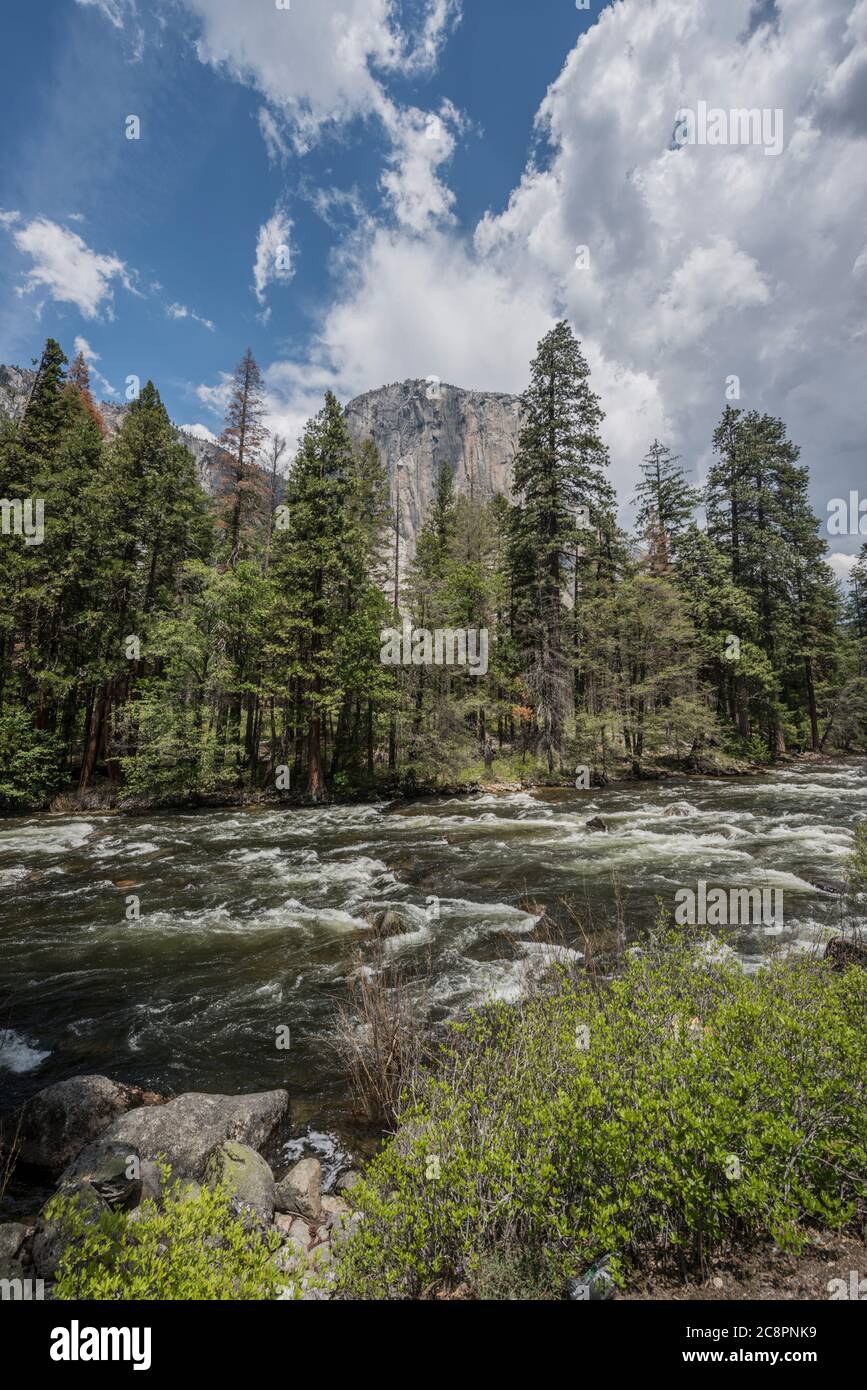 Yosemite national park el capitan river hi-res stock photography and ...