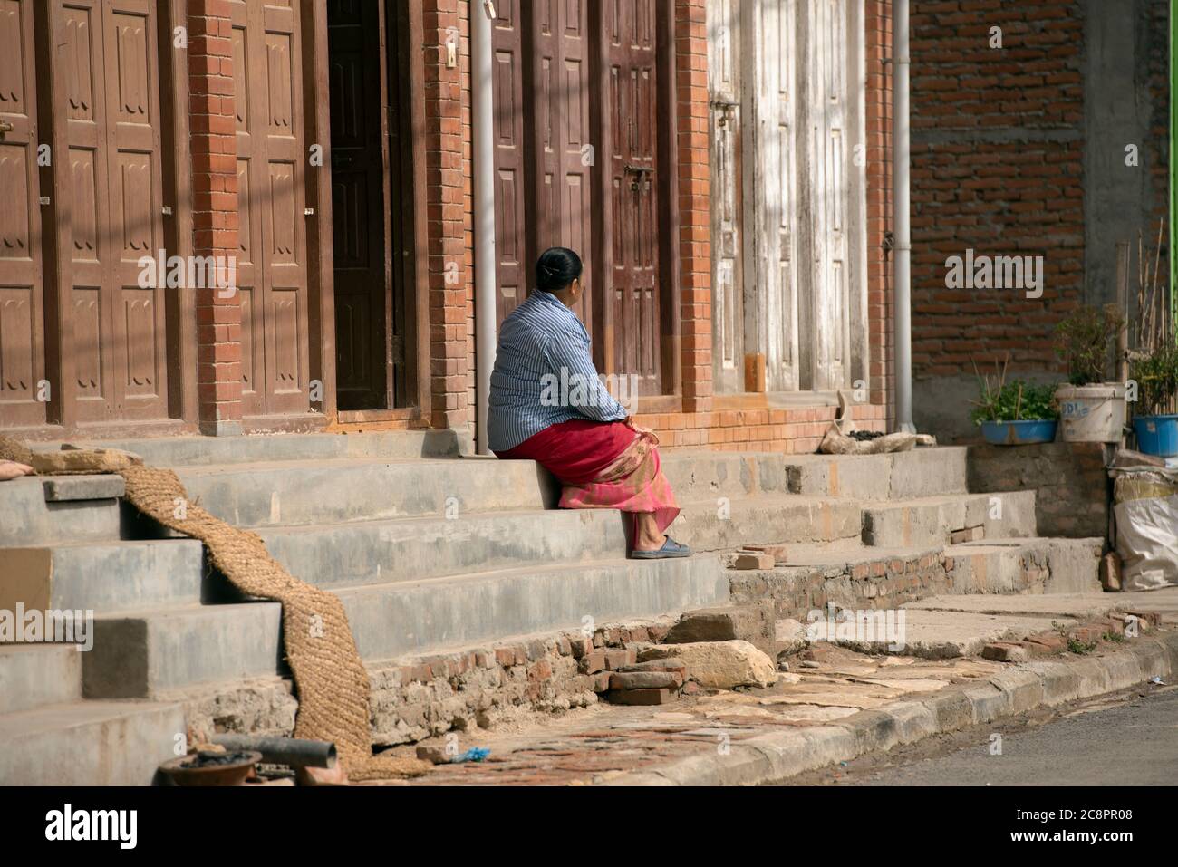 Nepali lady hi-res stock photography and images - Alamy