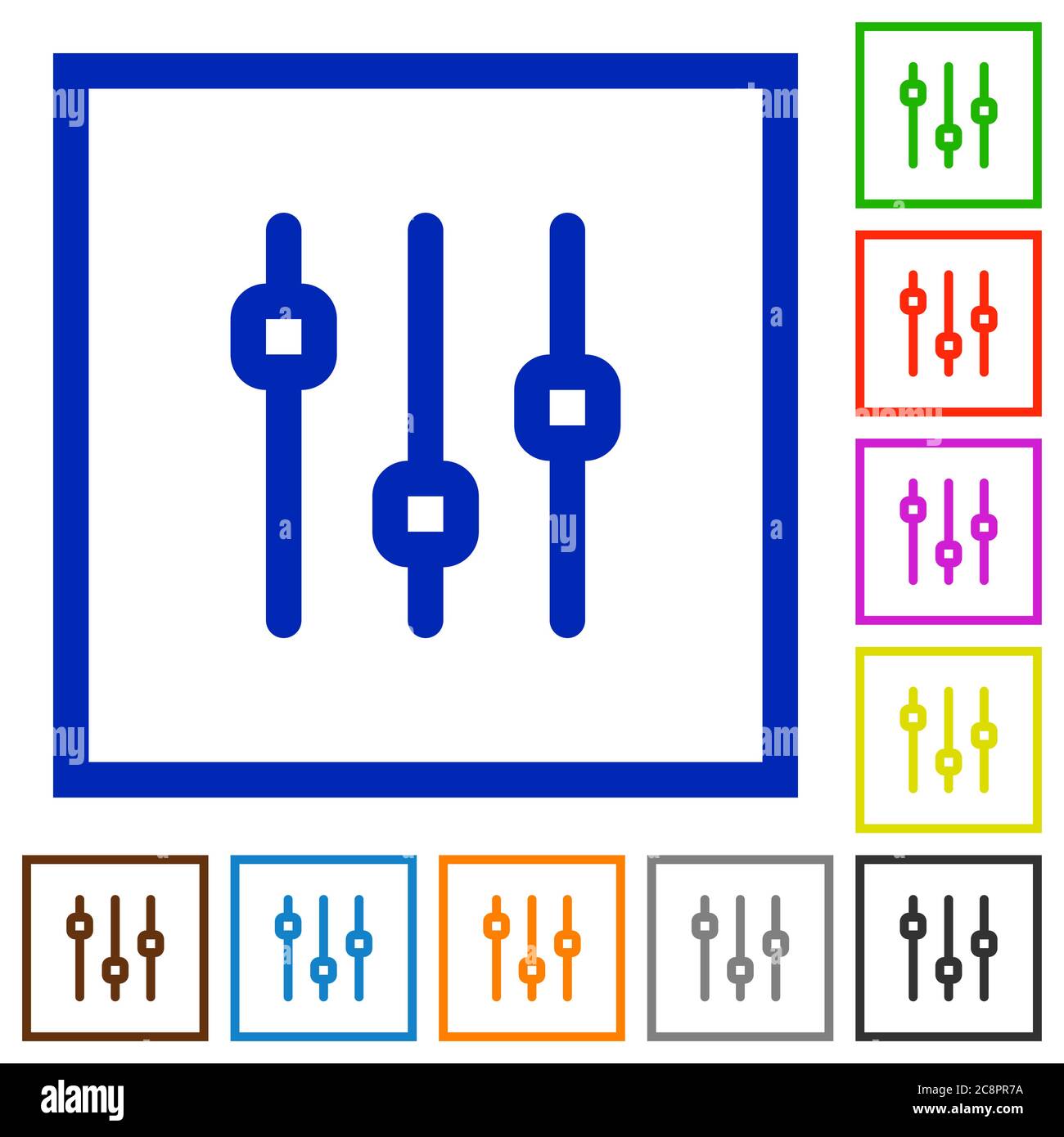 Adjust fader Stock Vector Images - Alamy