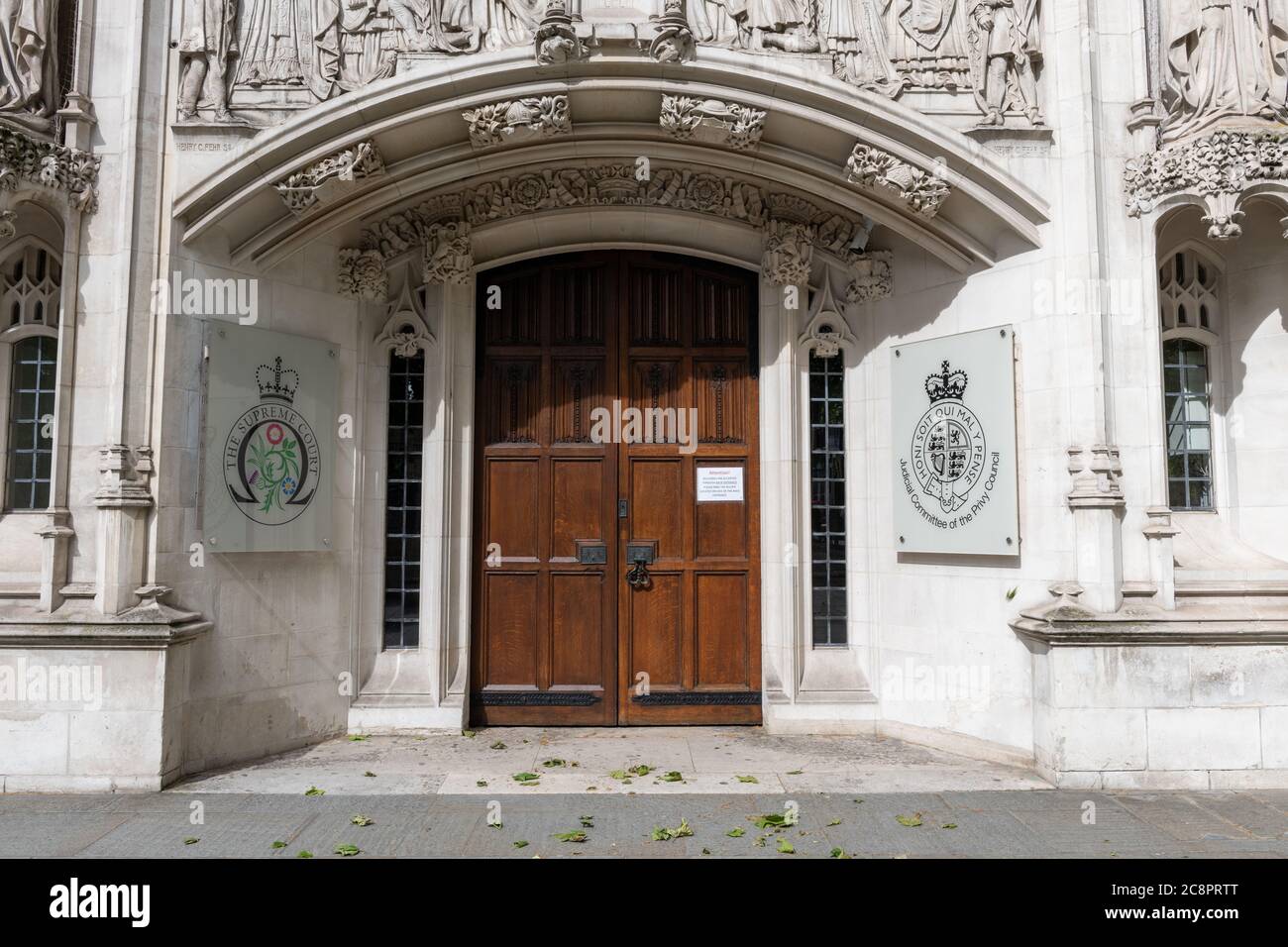 The Supreme Court located by Parliament Square in the City of ...