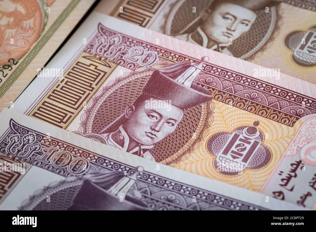 Mongolian tugrik banknotes hi-res stock photography and images - Alamy