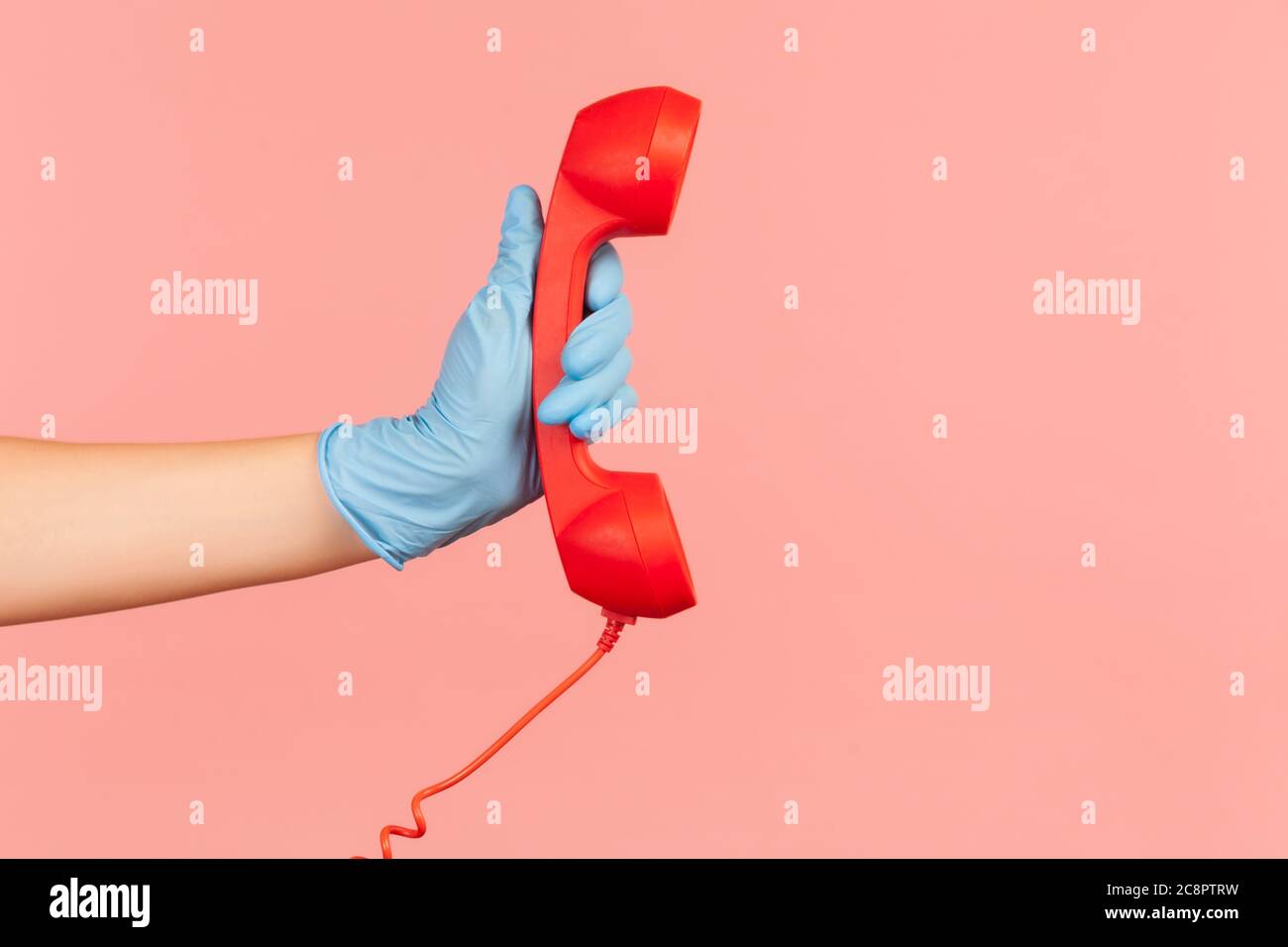 Gloved hand cable hi-res stock photography and images - Alamy