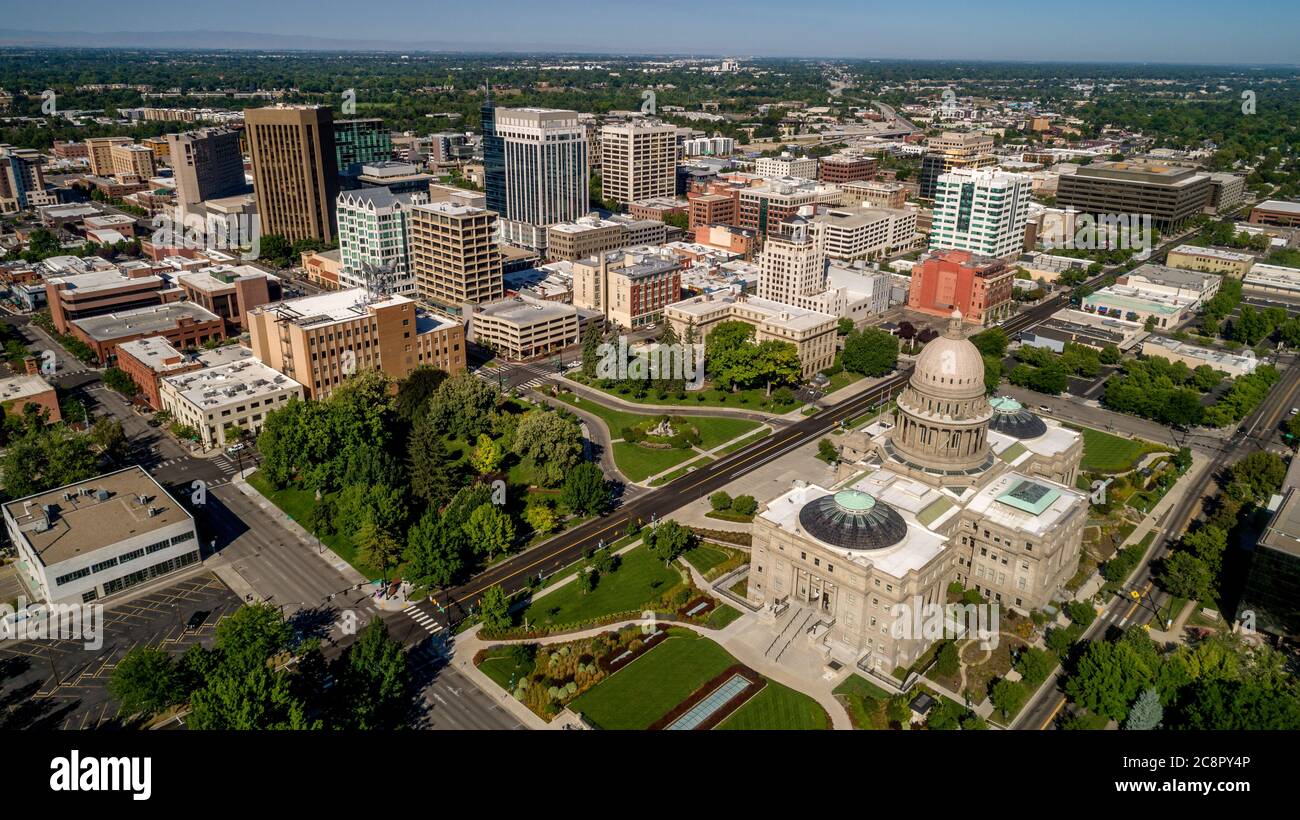 Aerial downtown boise idaho hi-res stock photography and images - Alamy Aerial downtown boise idaho hi-res stock photography and images - Alamy