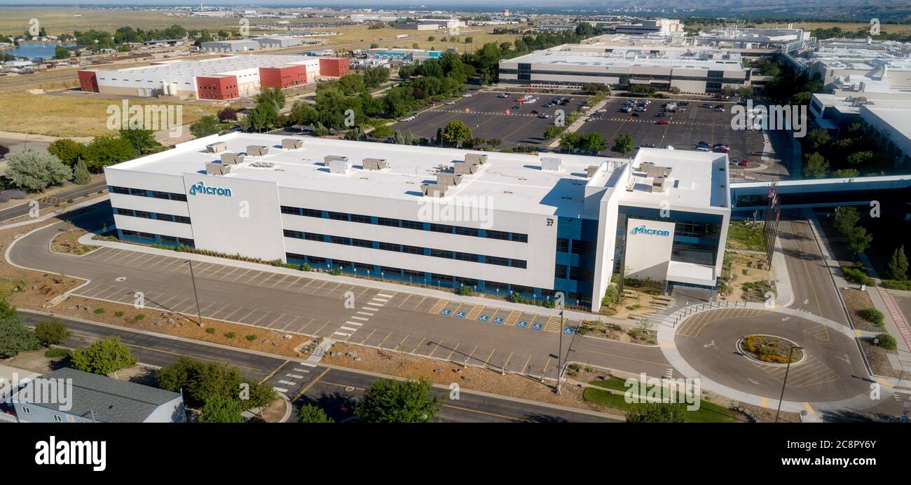 Building on the Micron campus in Boise Idaho Stock Photo - Alamy