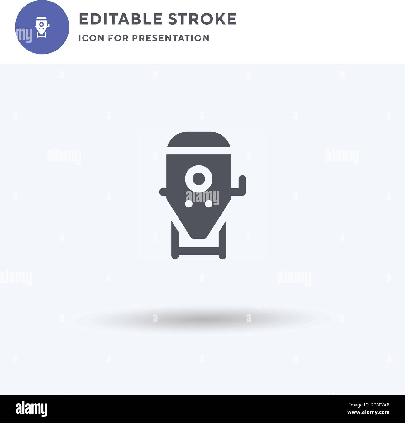 Fermentation icon vector, filled flat sign, solid pictogram isolated on ...