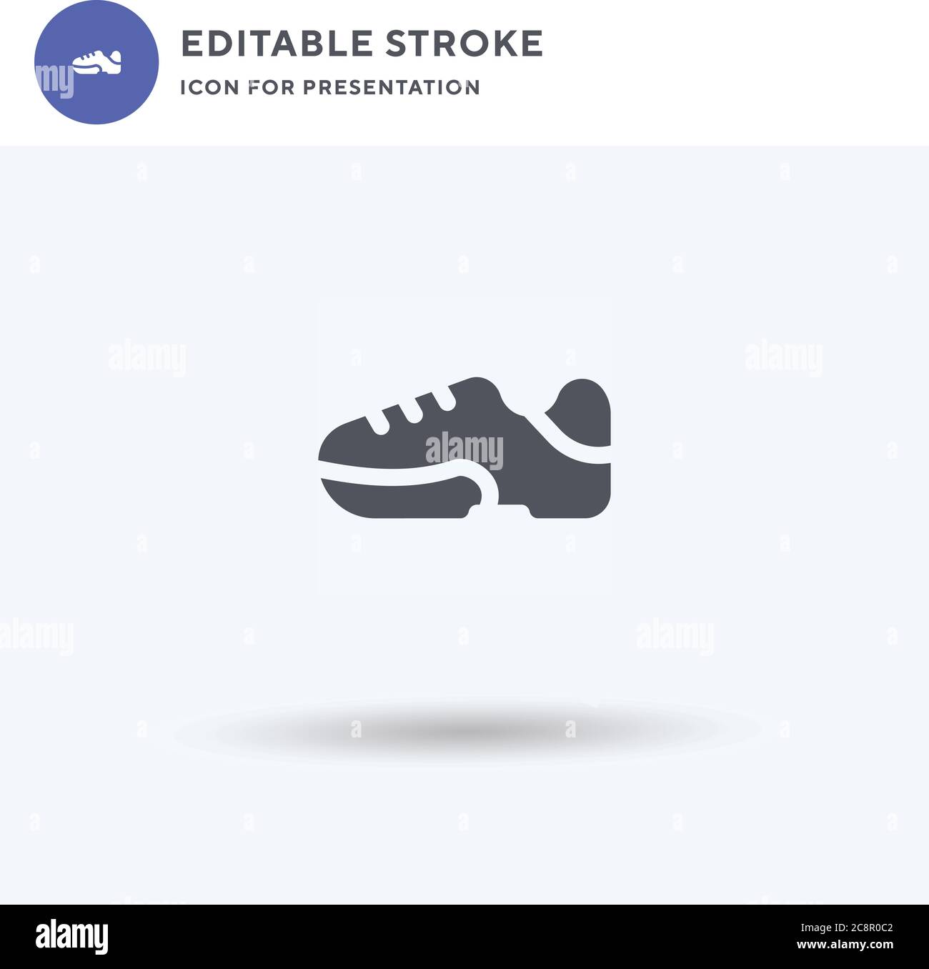 Trainers icon vector, filled flat sign, solid pictogram isolated on ...