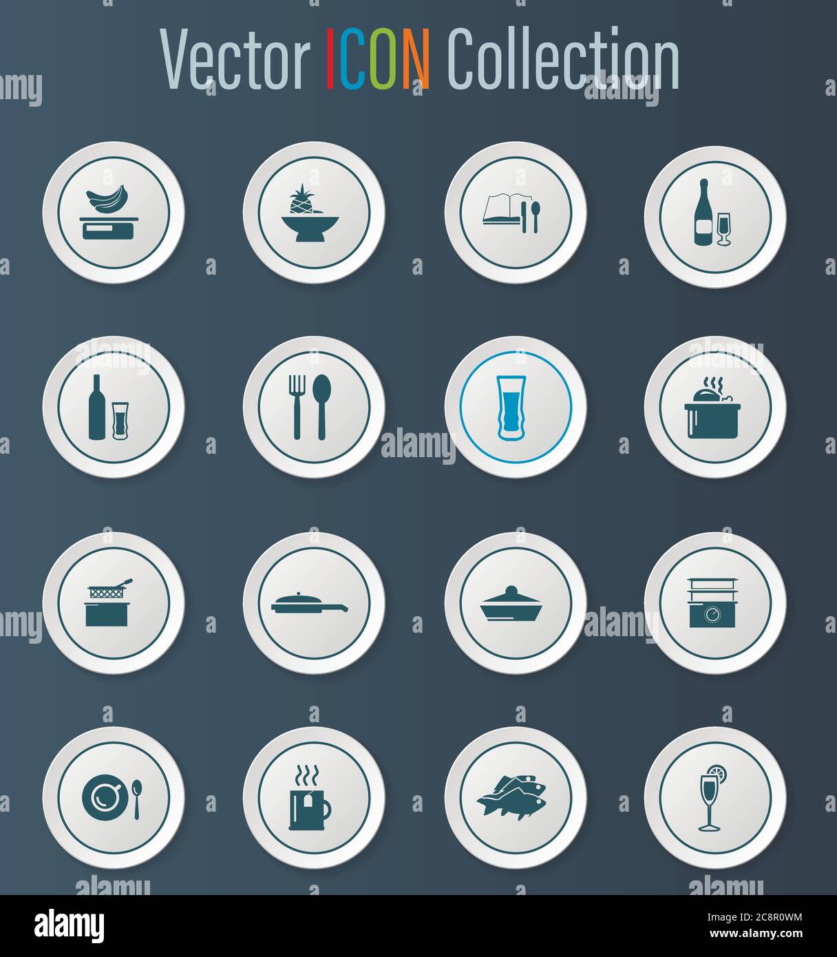 Eating food drinking tea Stock Vector Images - Alamy