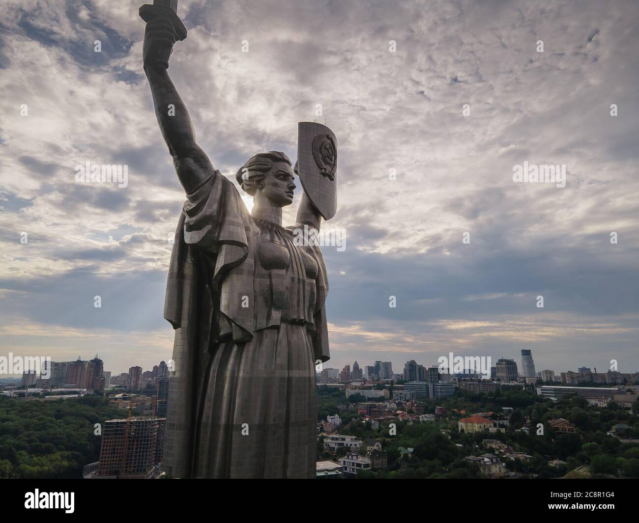 Attraction of Kyiv : Motherland Monument Stock Photo - Alamy