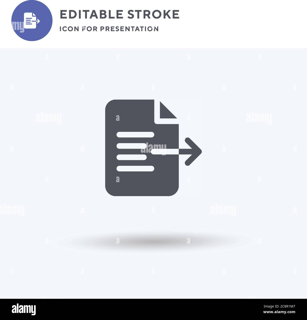 Export icon vector, filled flat sign, solid pictogram isolated on white ...