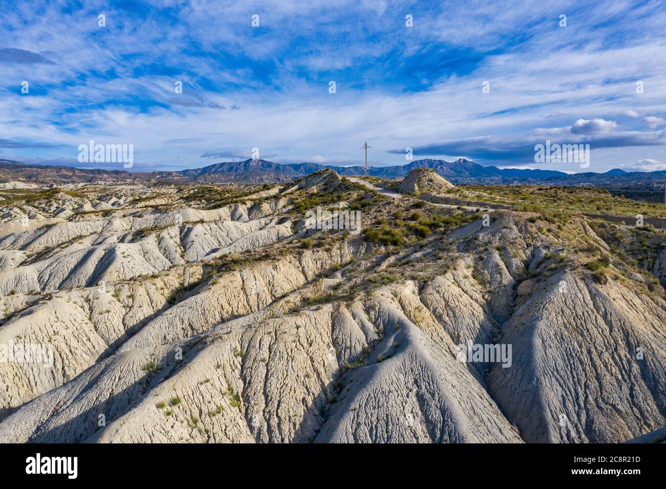 The Badlands Of Abanilla And Mahoya In The Murcia Region In Spain Stock The Badlands Of Abanilla And Mahoya In The Murcia Region In Spain Stock