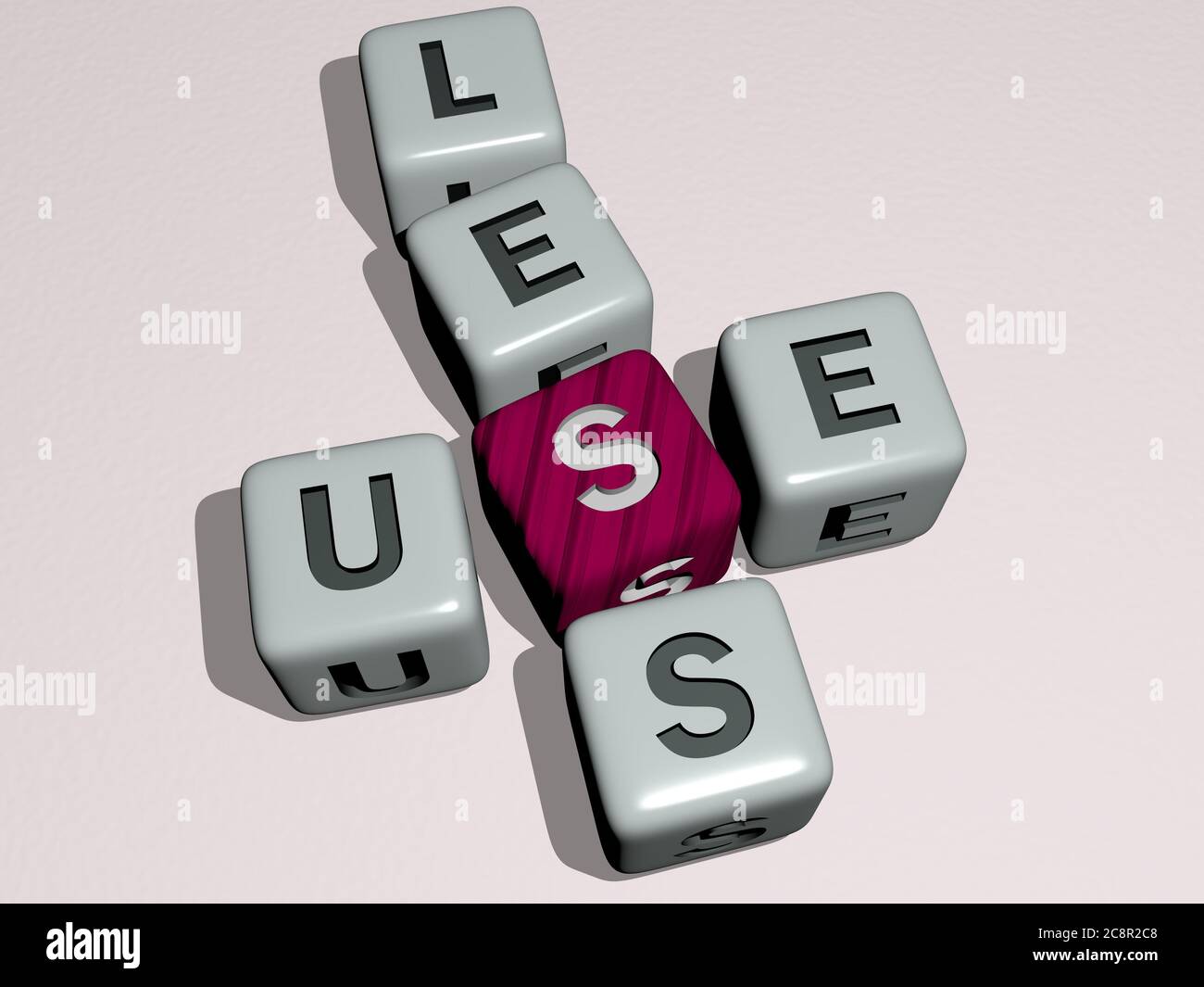 going green: use less combined by dice letters and color crossing for ...