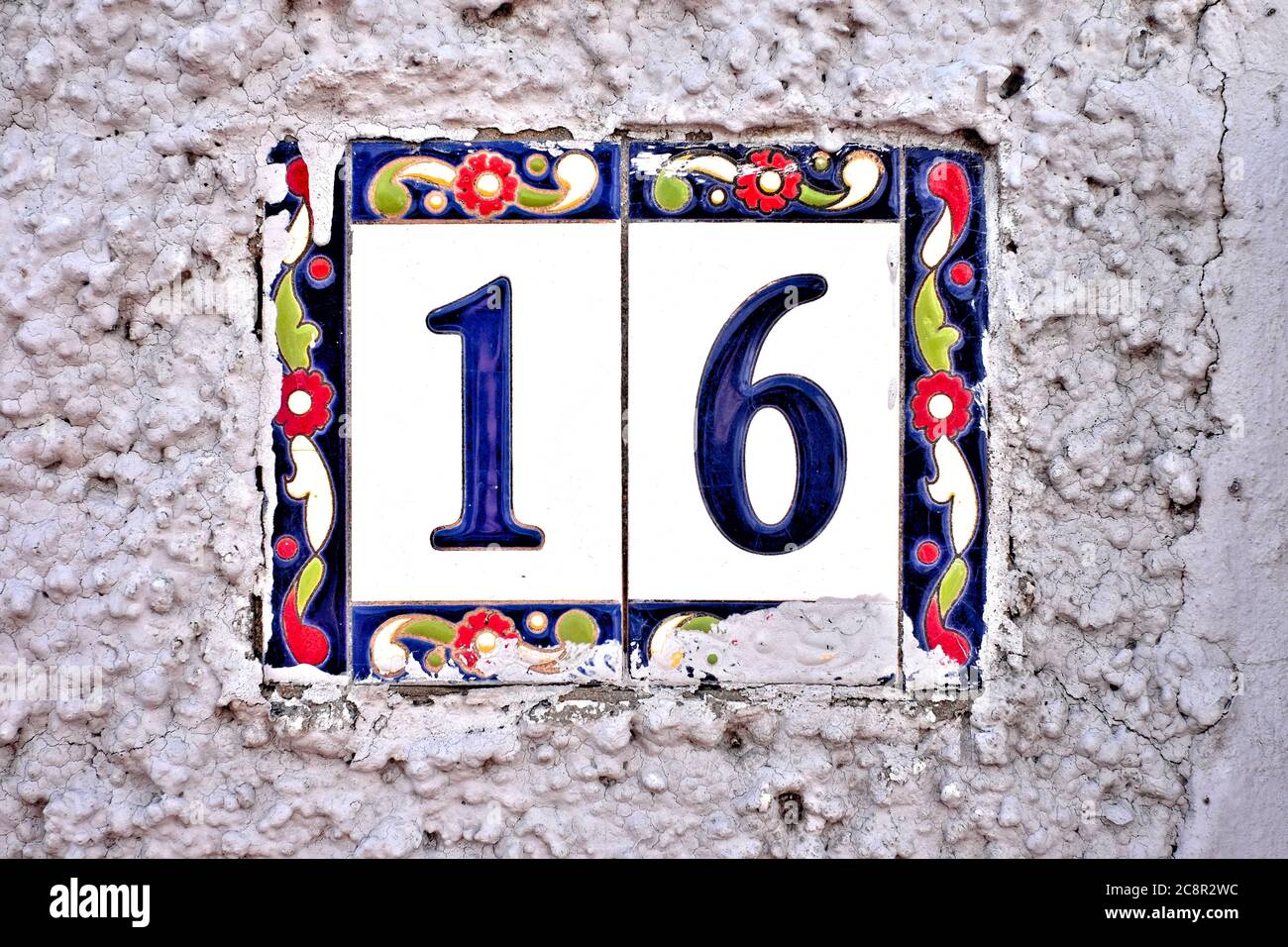 Numeral 16 sixteen isolated on hi-res stock photography and images - Alamy