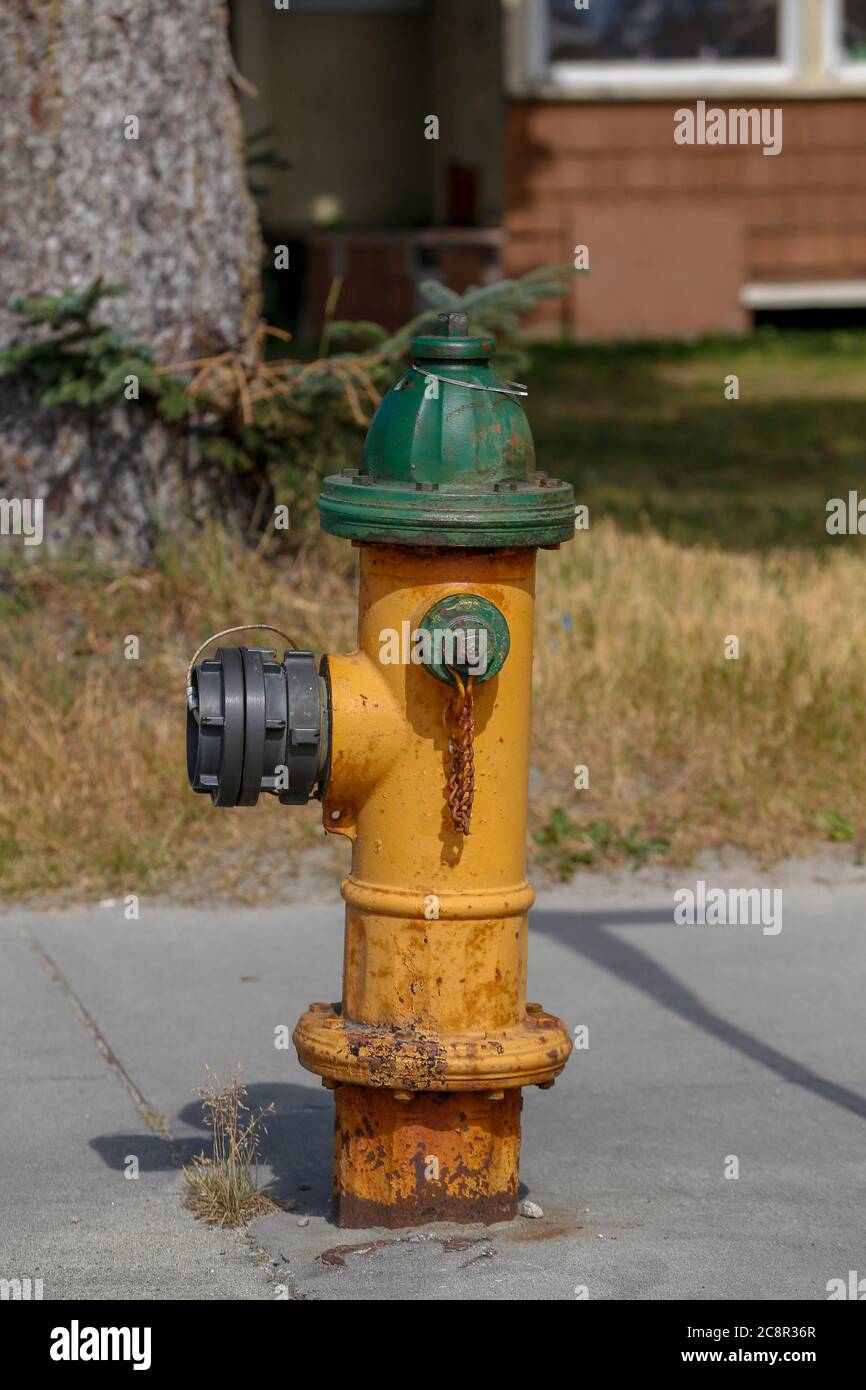 old fire hydrant with corrosion Stock Photo - Alamy