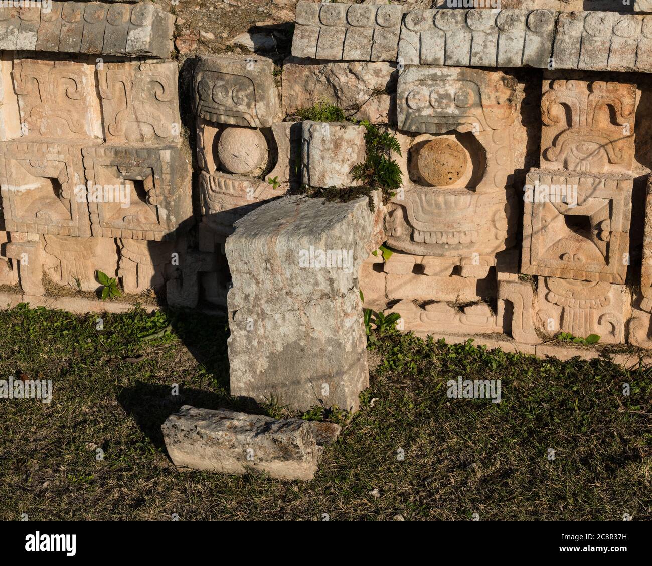 The Palace of the Masks or Codz Poop, meaning "the rolled mats", in the ...