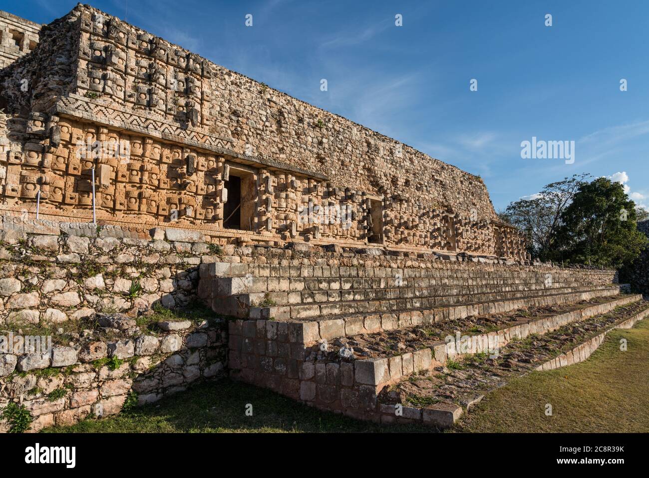The Palace of the Masks or Codz Poop, meaning "the rolled mats", in the ...
