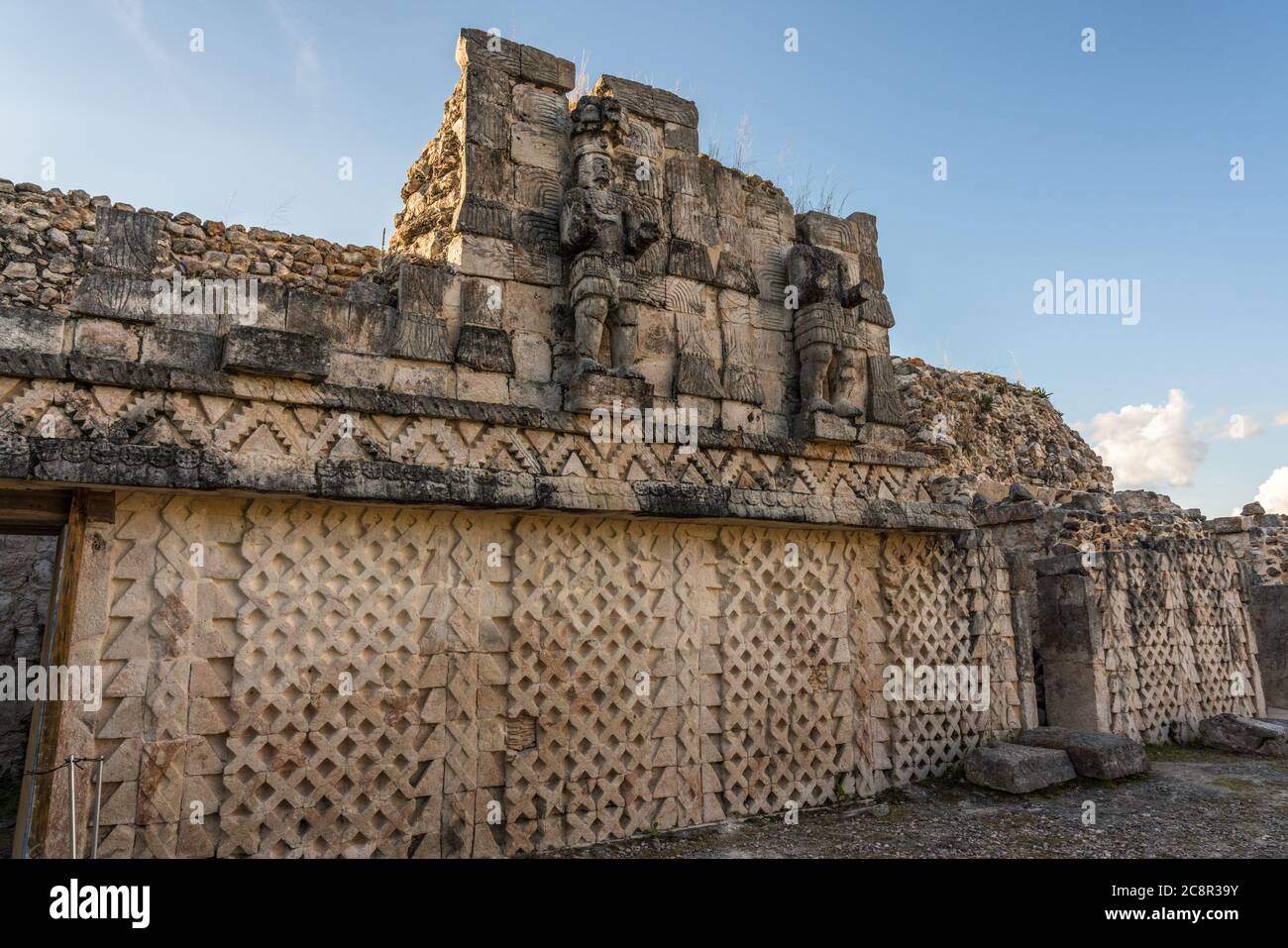 The Palace of the Masks or Codz Poop, meaning "the rolled mats", in the ...