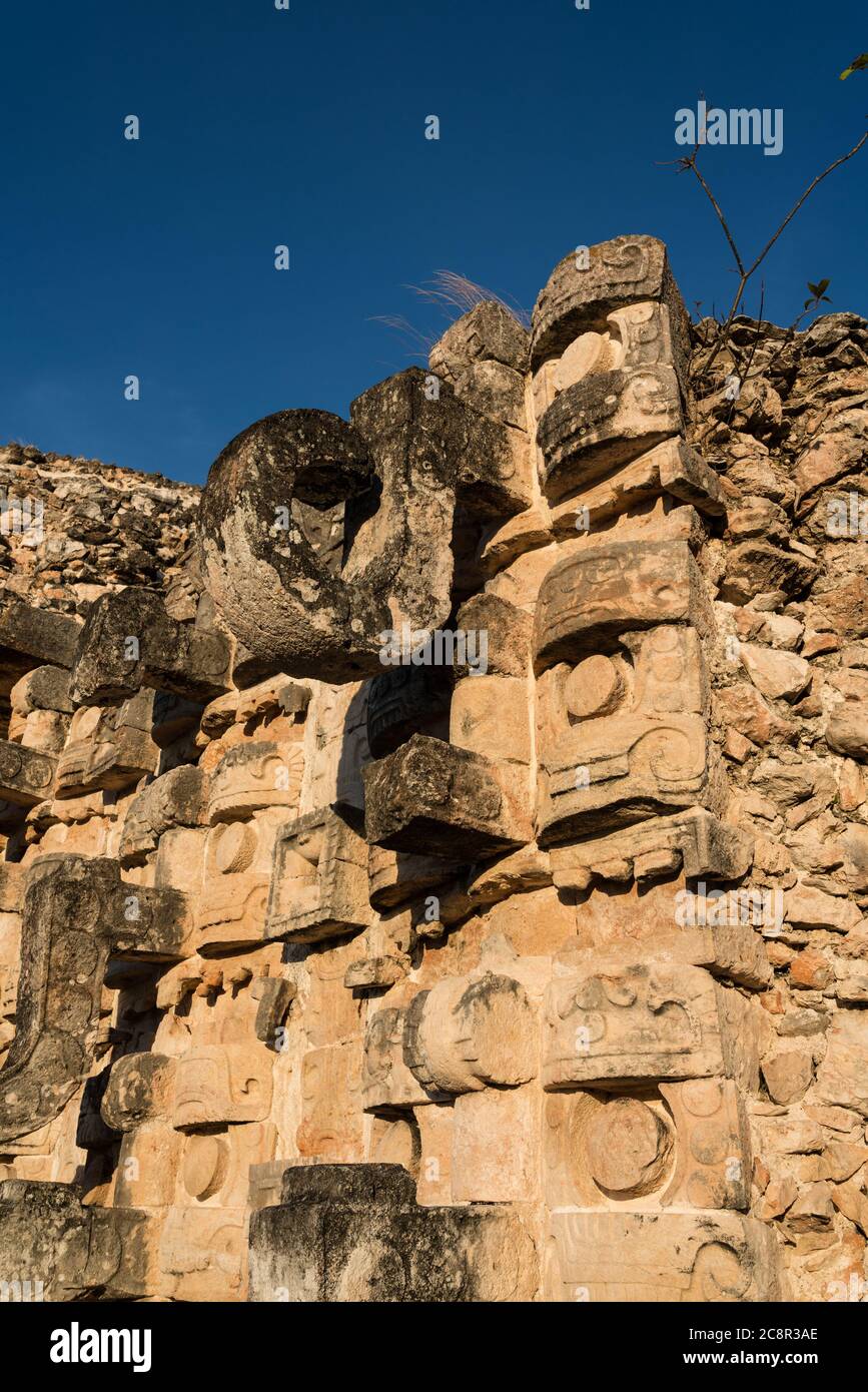 The Palace of the Masks or Codz Poop, meaning "the rolled mats", in the ...