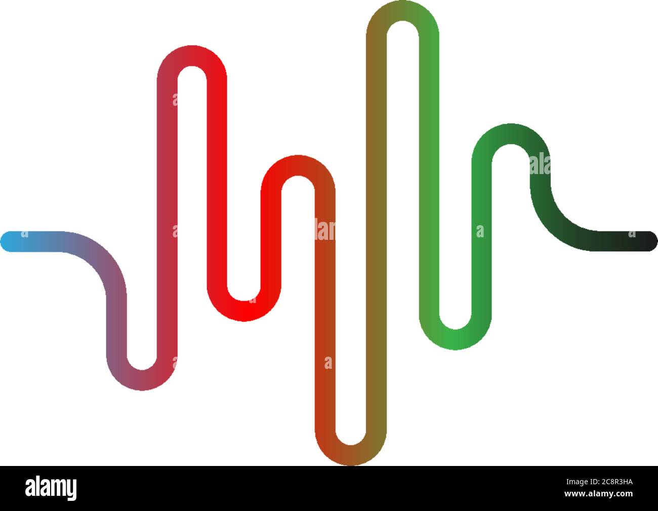 Sound wave icon logo design vector illustration Stock Vector Image ...