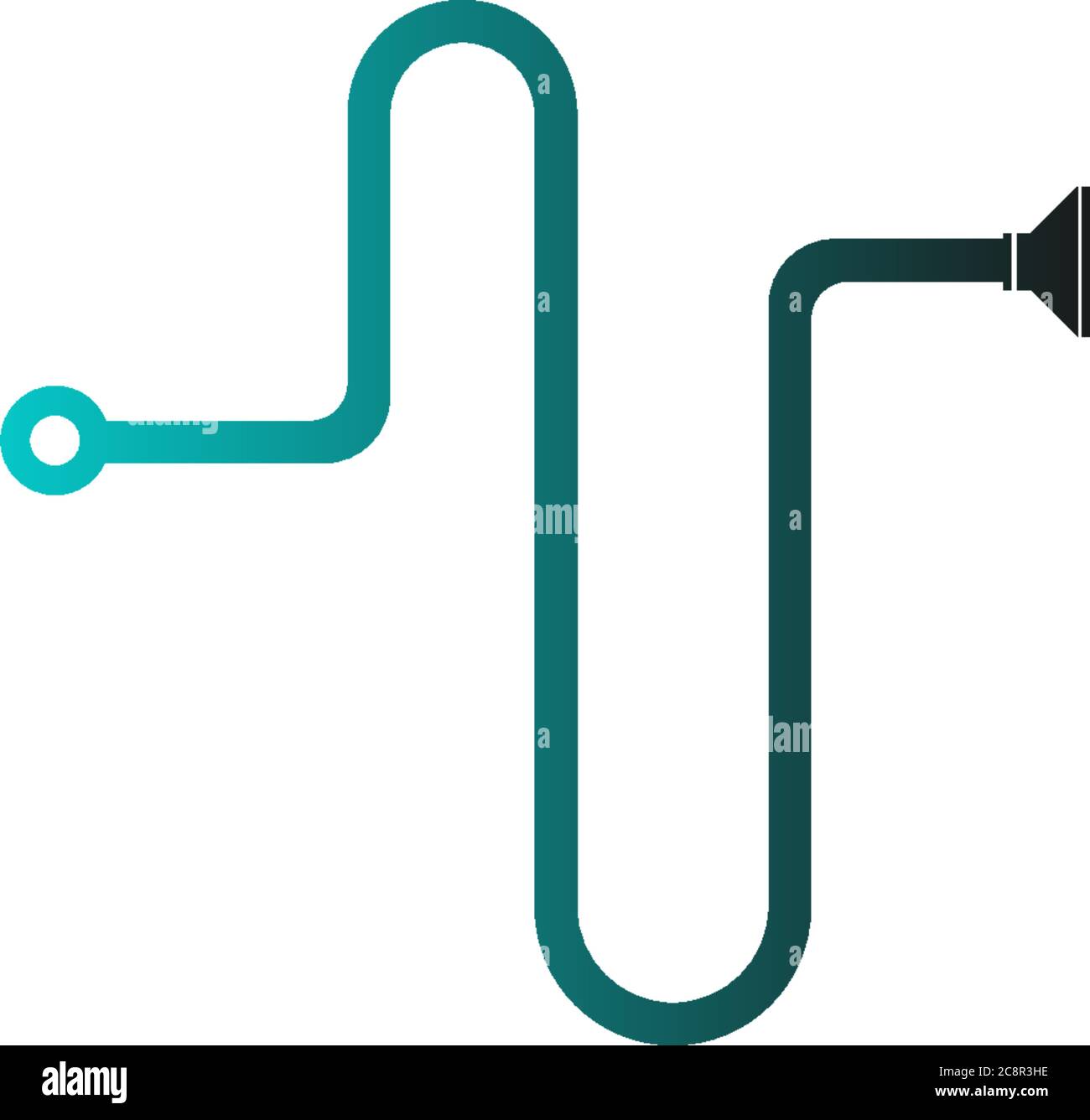 Sound wave icon logo design vector illustration Stock Vector Image ...