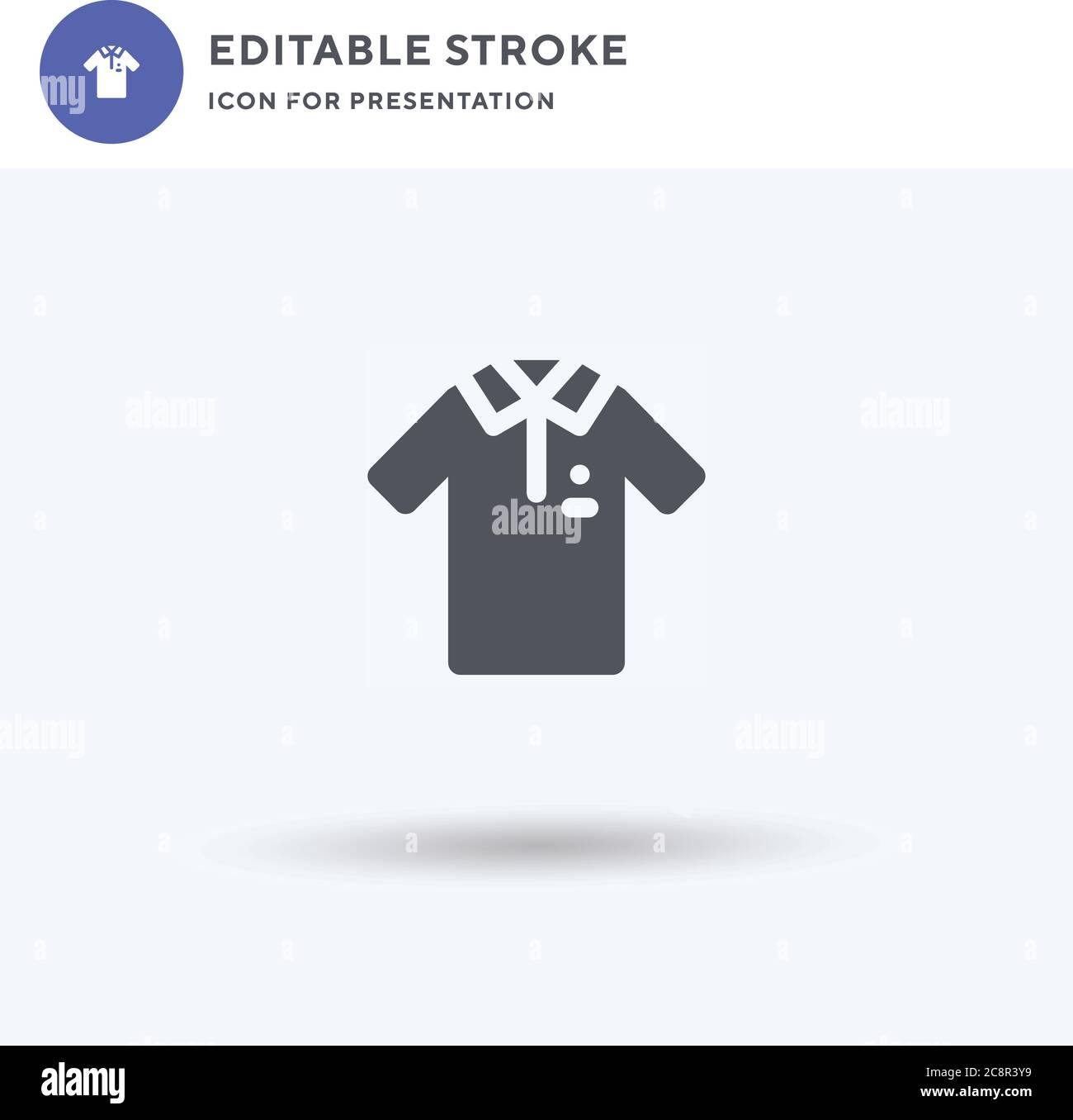 Uniform icon vector, filled flat sign, solid pictogram isolated on ...