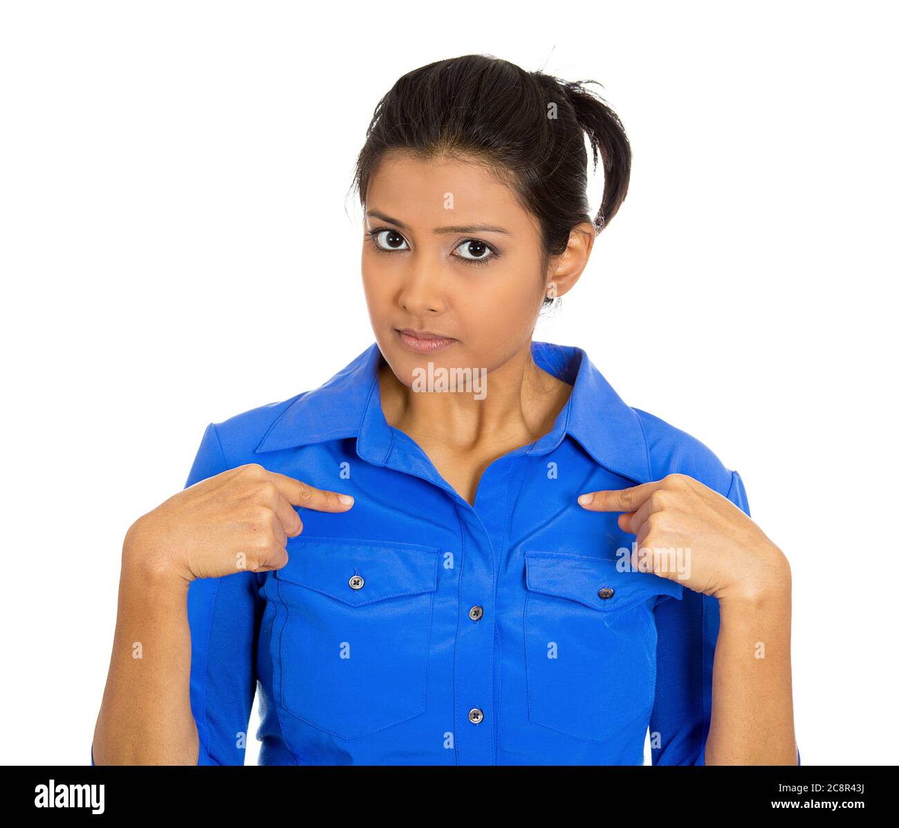 Angry girl pointing finger closeup hi-res stock photography and images ...