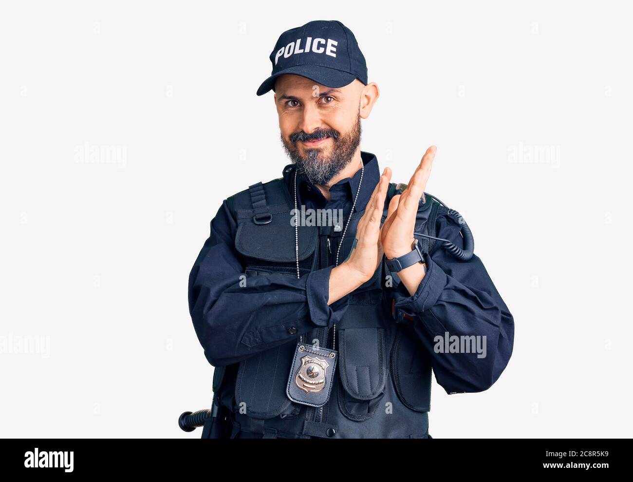 Police officer applause hi-res stock photography and images - Alamy