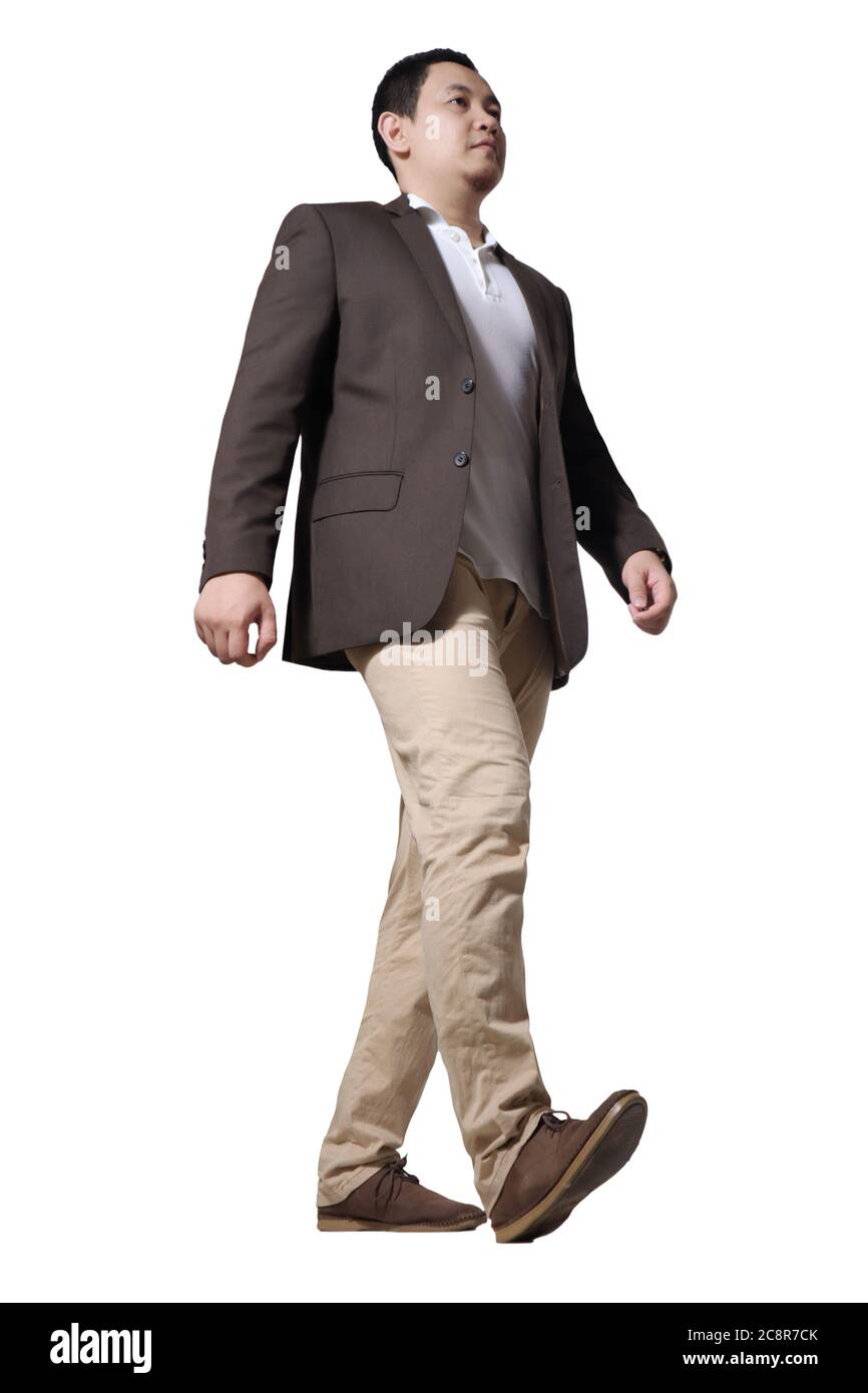 Businessman Walking Profile