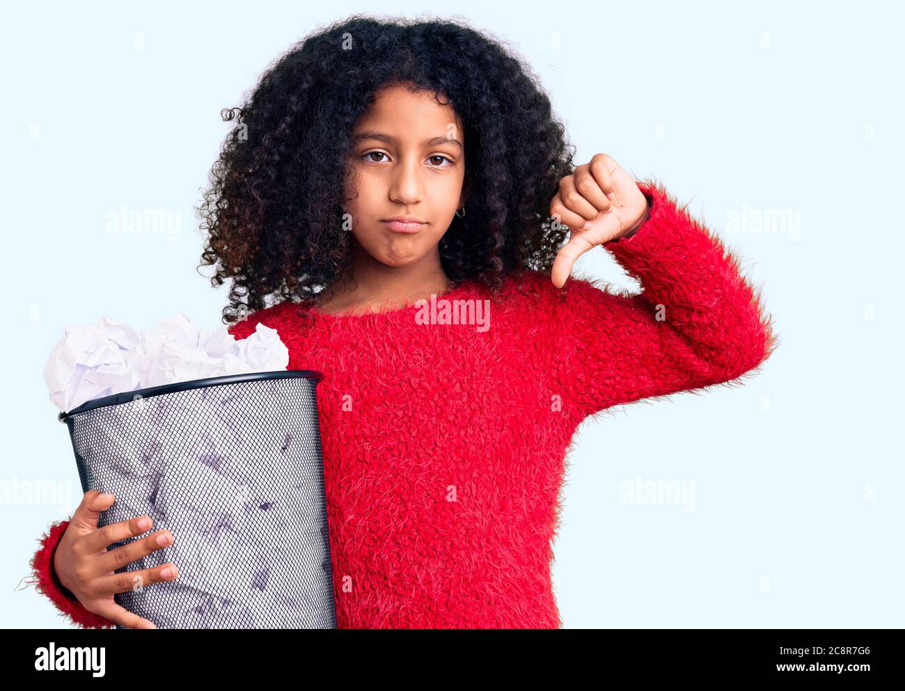 African American Angry Children Faces