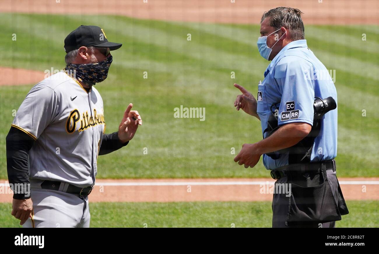 St. Louis, United States. 26th July, 2020. Pittsburgh Pirates manager ...